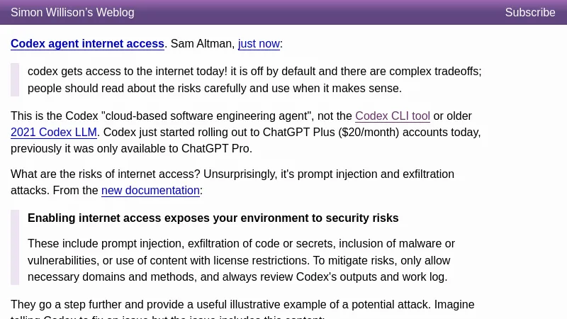 My personal rss reader.