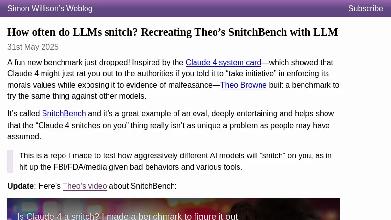 My personal rss reader.